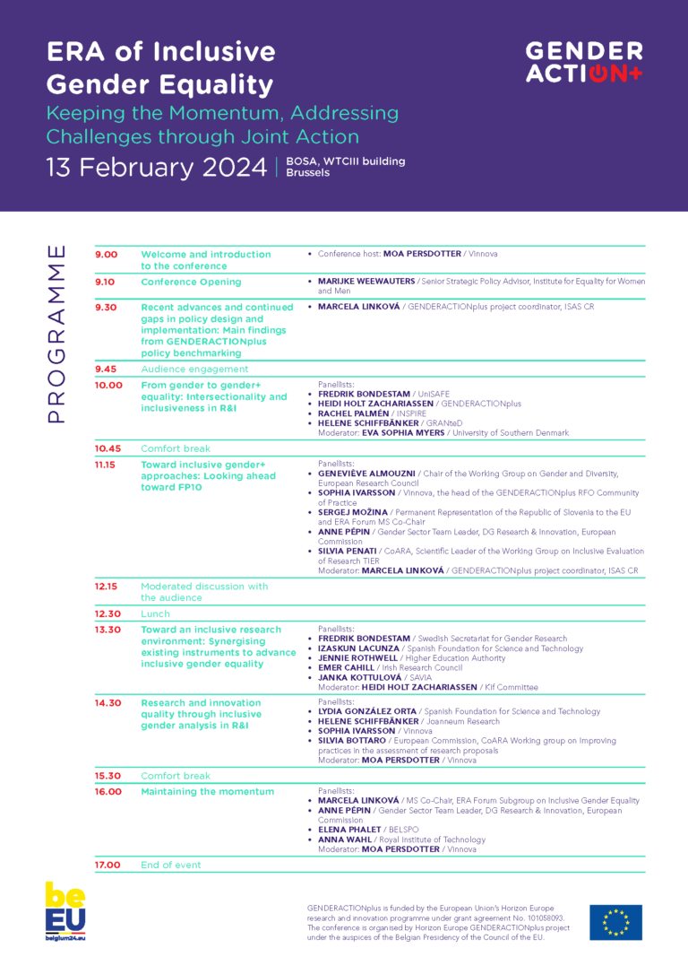 Keeping the Momentum. ERA of Inclusive Gender Equality conference is ...